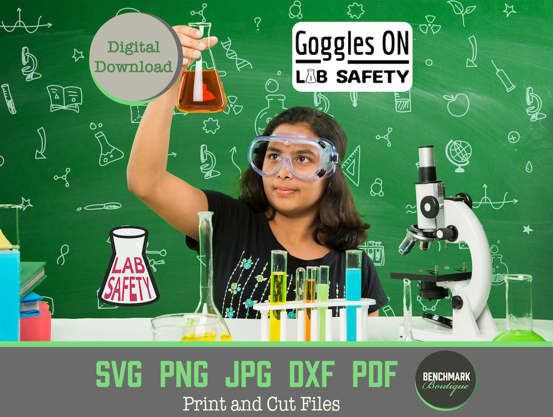 Lab Safety Clip Art Science Png Laboratory Jpg Back to School - Etsy