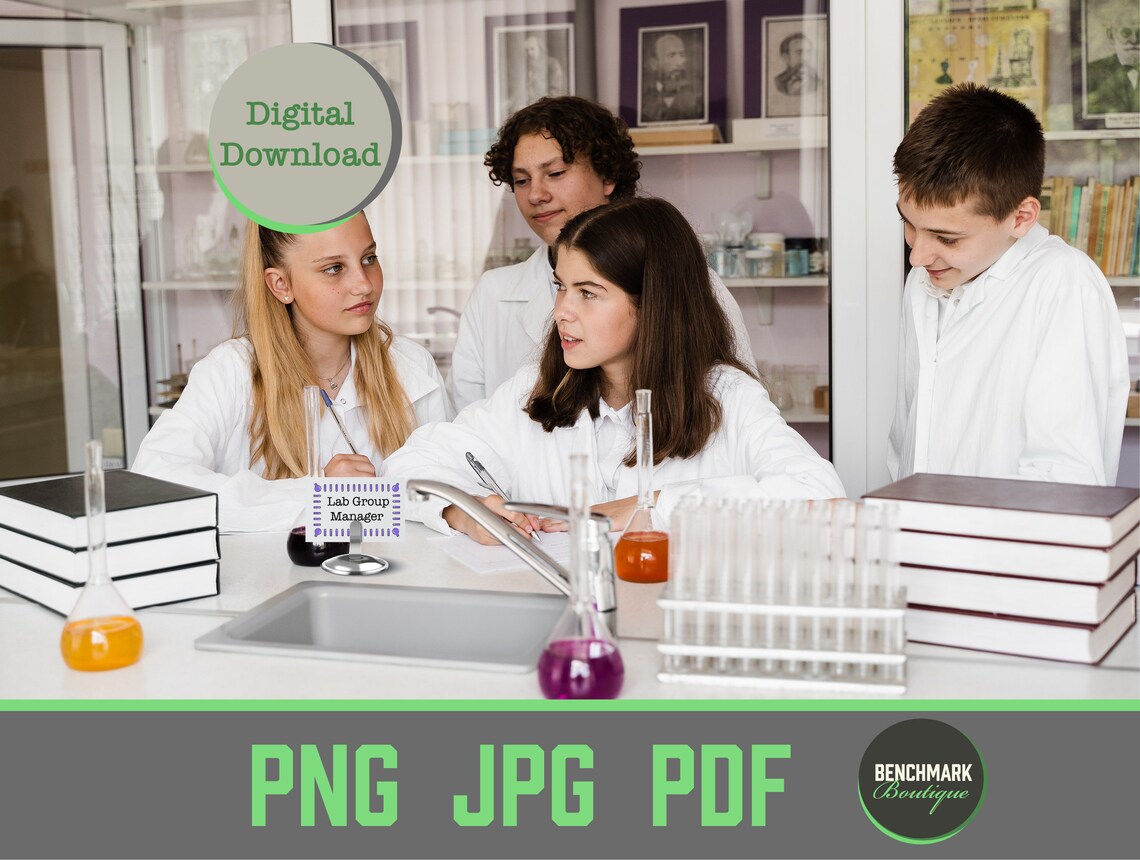 Science Lab Classroom Management Bundle: Lab Roles & Groups (digital ...