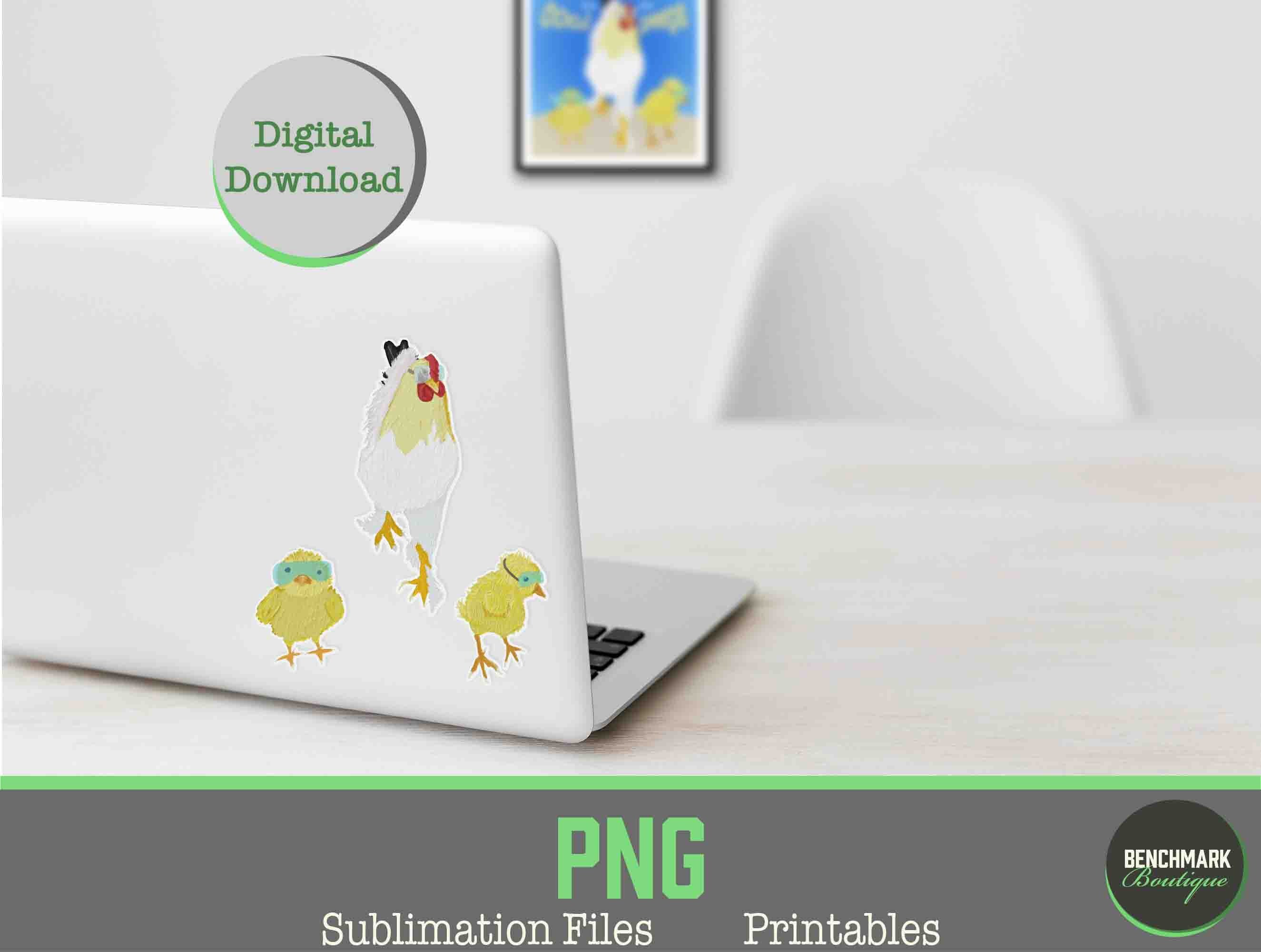 Printable Lab Safety Poster PNG Rooster and Chicks Wearing Goggles Lab ...