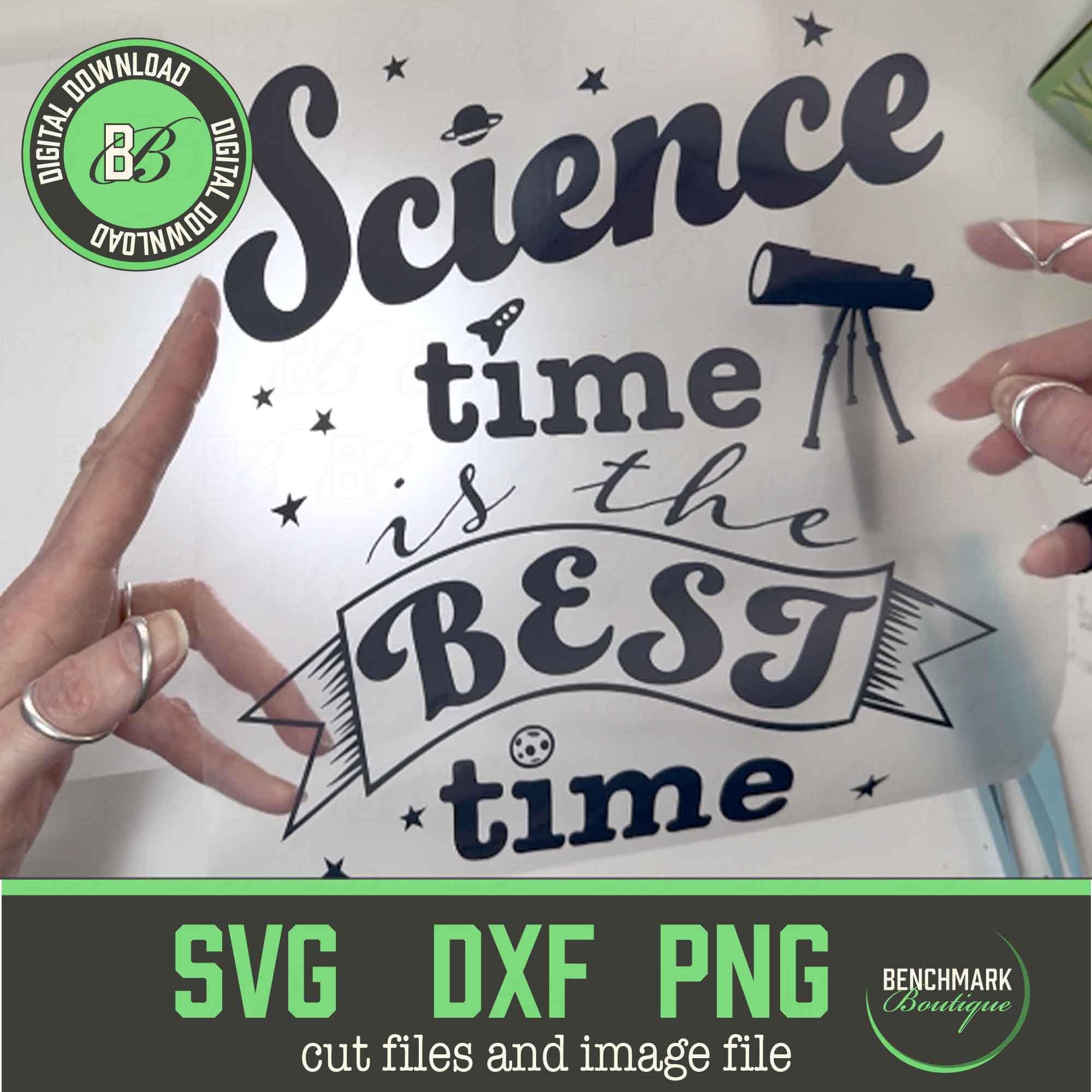 Science Time SVG: Space Theme, Rocket, Telescope (digital Download) - Etsy