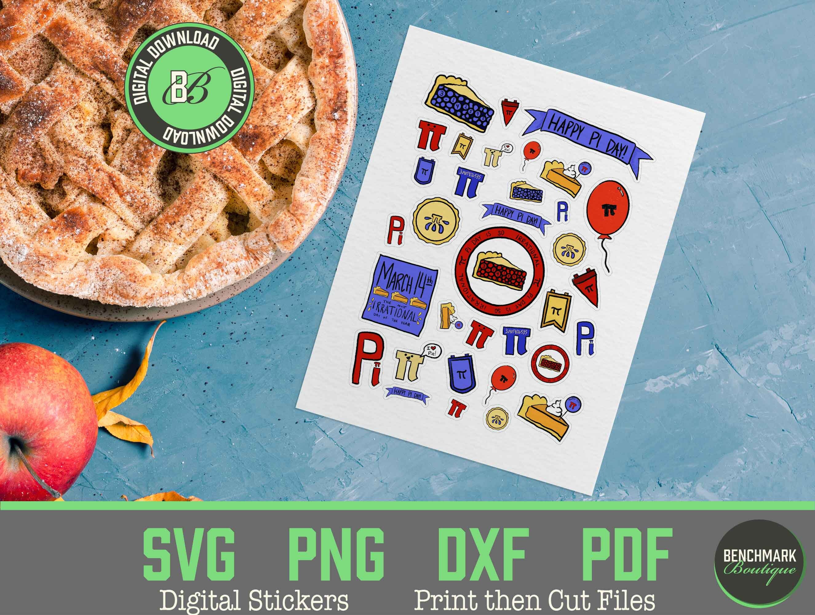 Printable Pi Day Sticker Pack, Math-themed (digital Download) - Etsy