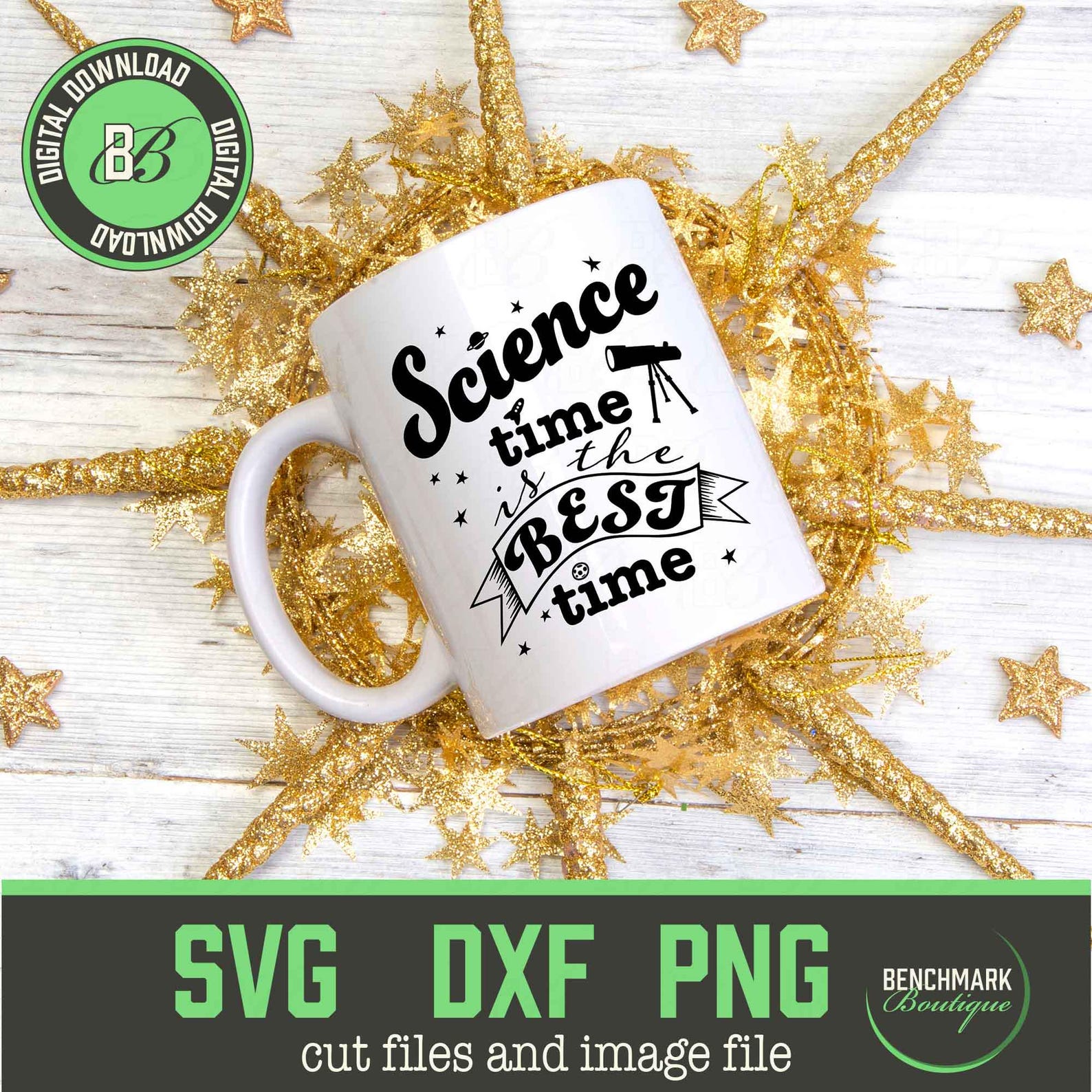 Science Time SVG: Space Theme, Rocket, Telescope (digital Download) - Etsy