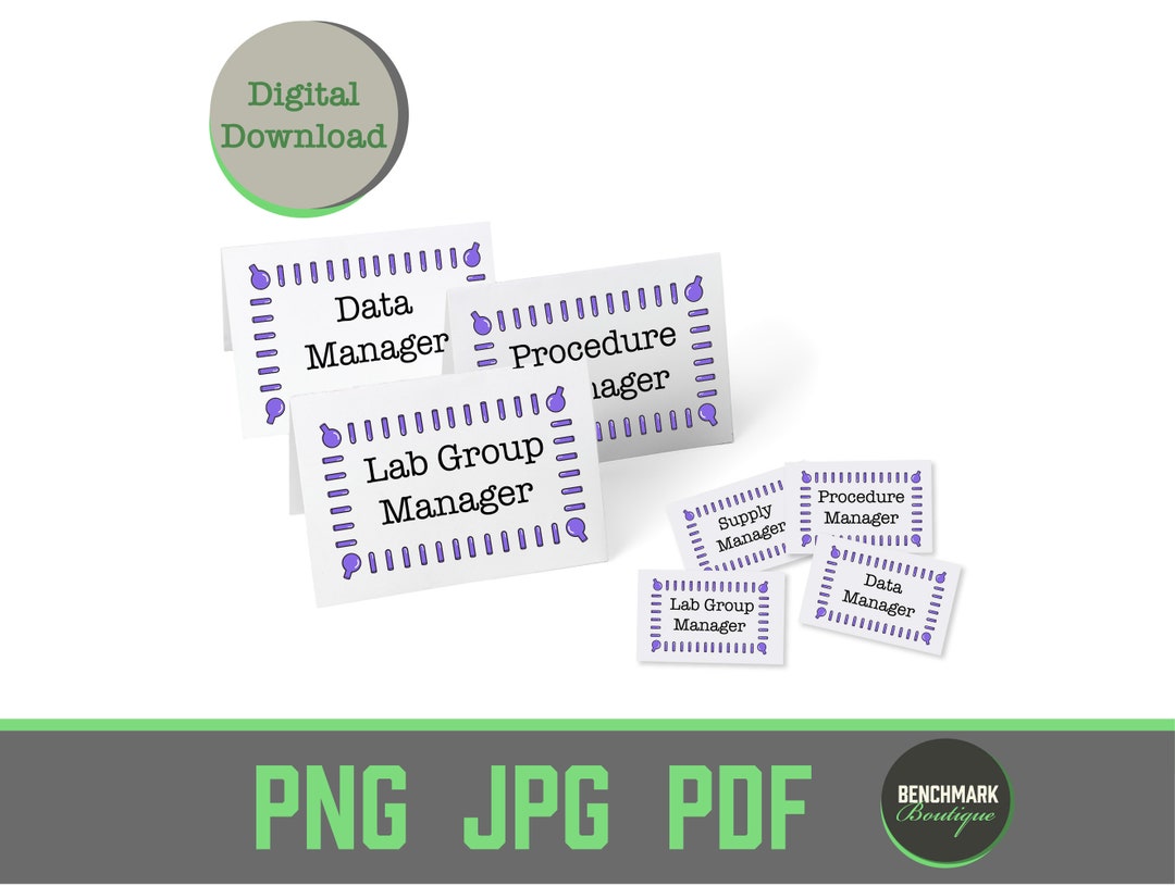 Classroom Management Printable Science Lab Small Group Student Task ...
