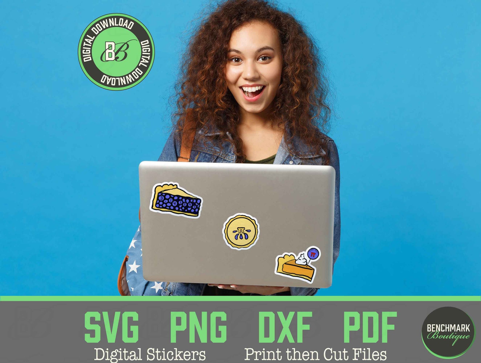 Printable Pi Day Sticker Svg Pi Day Sticker Pack Digital Download Cute ...