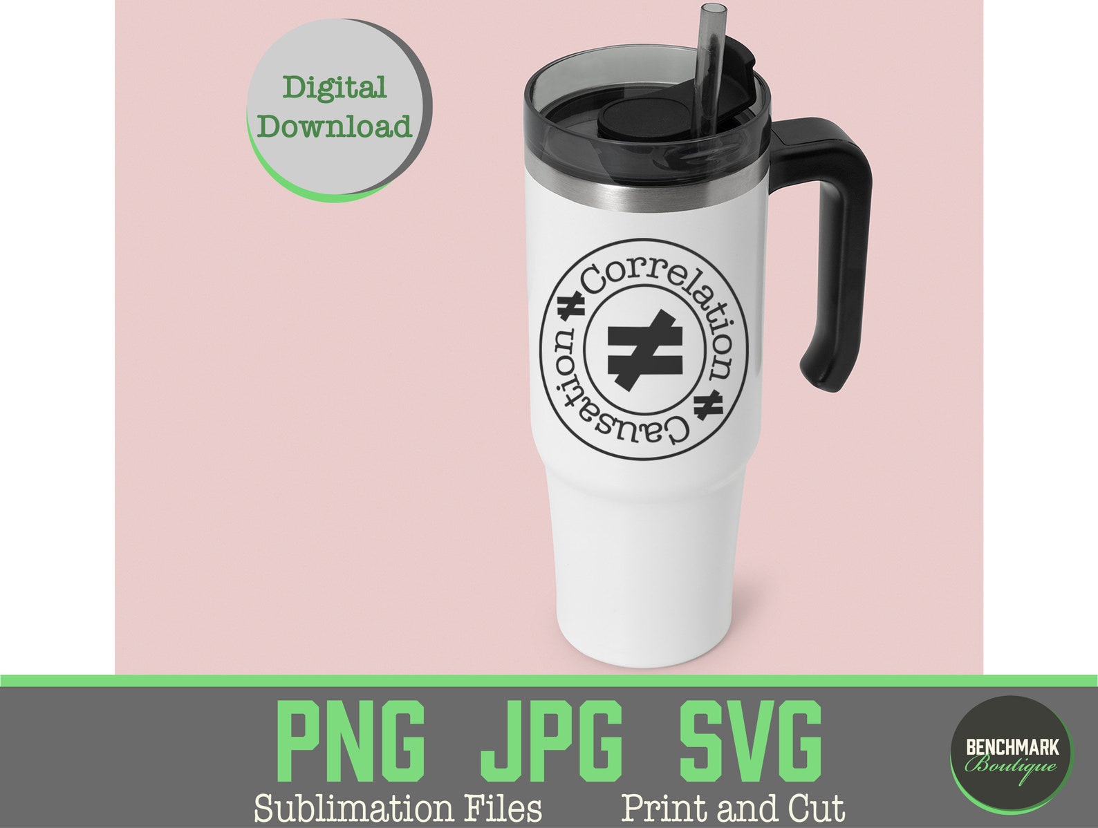 Correlation is Not Causation SVG, Science Teacher Gift (digital ...