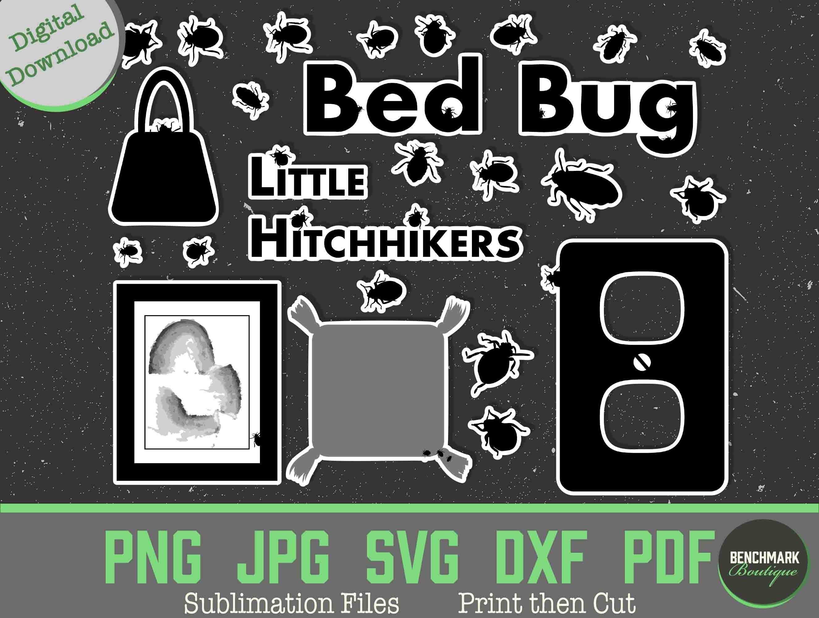 Bed Bug Svg Bundle Print Then Cut Bed Bug Digital Sticker Silhouette ...