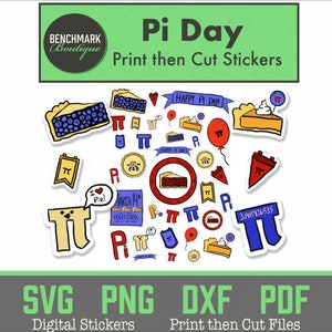 Printable Pi Day Sticker Pack, Math-themed (digital Download) - Etsy