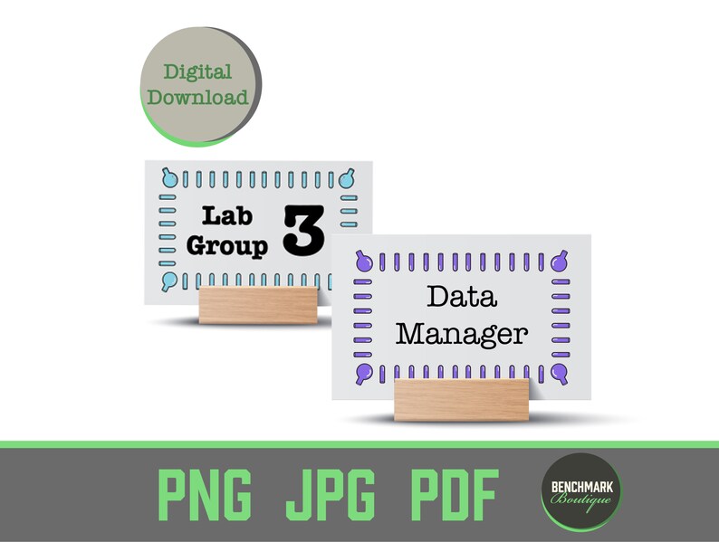 Science Lab Classroom Management Bundle: Lab Roles & Groups (digital ...