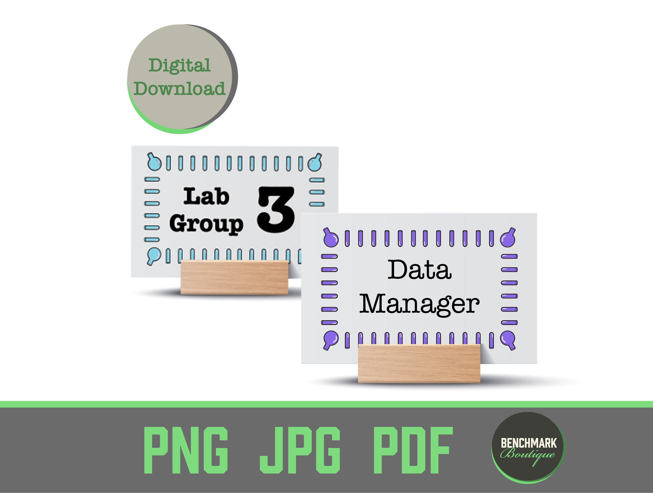 Science Lab Classroom Management Bundle: Lab Roles & Groups (digital ...