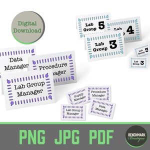 Science Lab Classroom Management Bundle: Lab Roles & Groups (digital ...