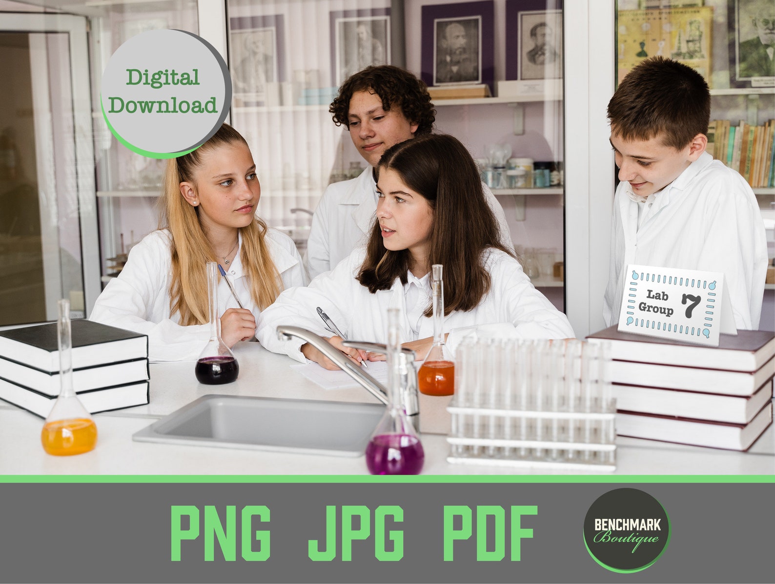 Science Lab Group Signs: Classroom Management Printable (digital ...