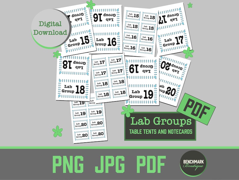 Science Lab Classroom Management Bundle: Lab Roles & Groups (digital ...