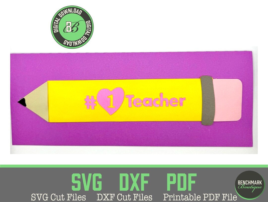 Teacher Appreciation Card Svg Teacher Valentine Svg Pencil Teacher ...