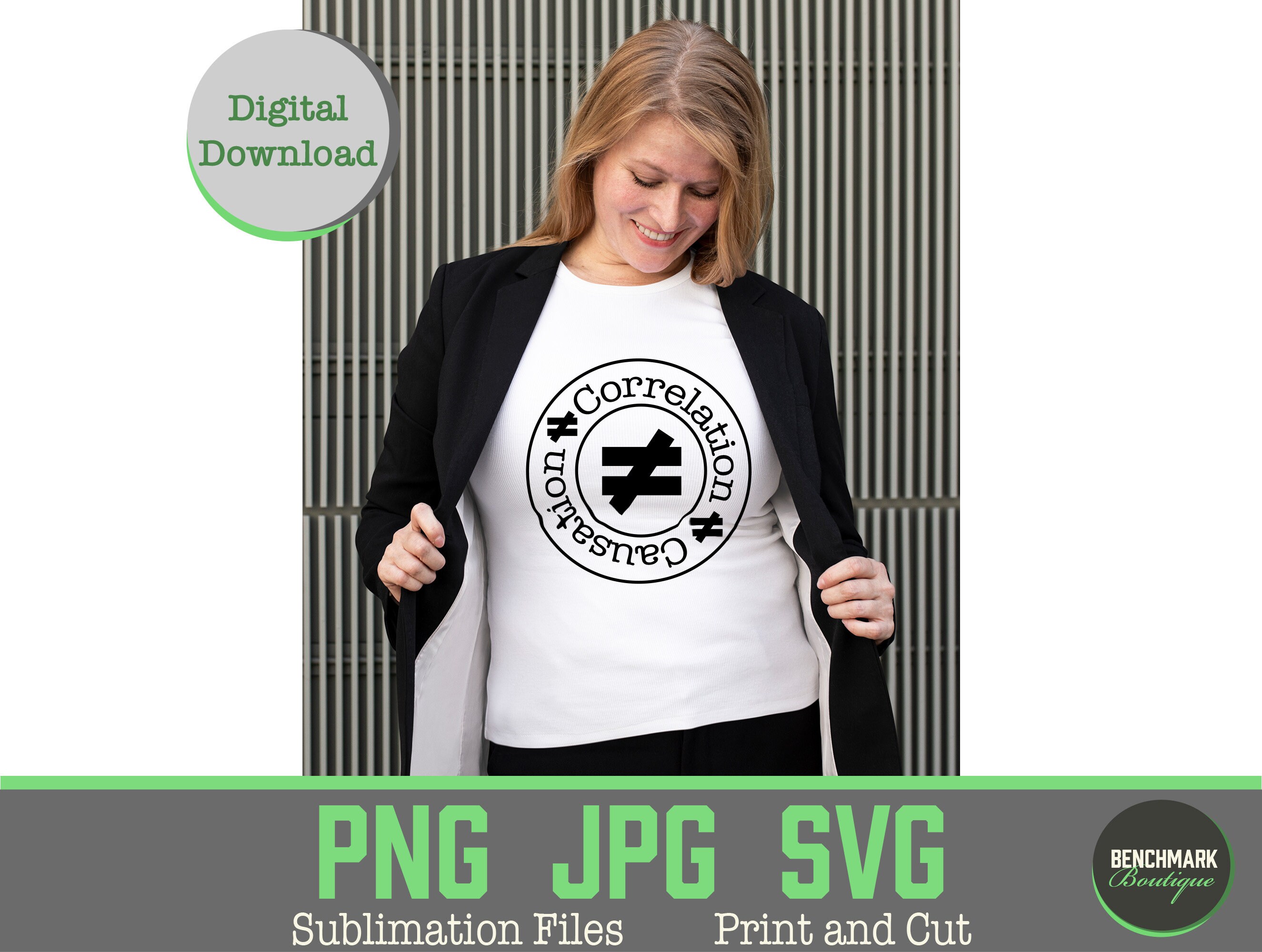 Correlation is Not Causation SVG, Science Teacher Gift (digital ...