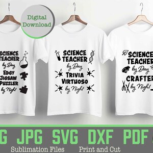 Science Teacher Gift Svg Bundle Science Humor Science Teacher Crafter ...