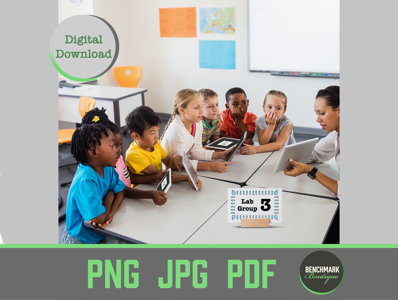 Science Lab Group Signs: Classroom Management Printable (digital ...