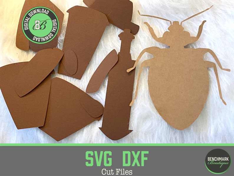 Svg Bug Bundle Male Female Bed Bug Model Svg 3d Insect Cut File Bed Bug ...
