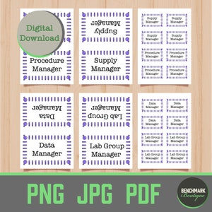 Science Lab Classroom Management Bundle: Lab Roles & Groups (digital ...