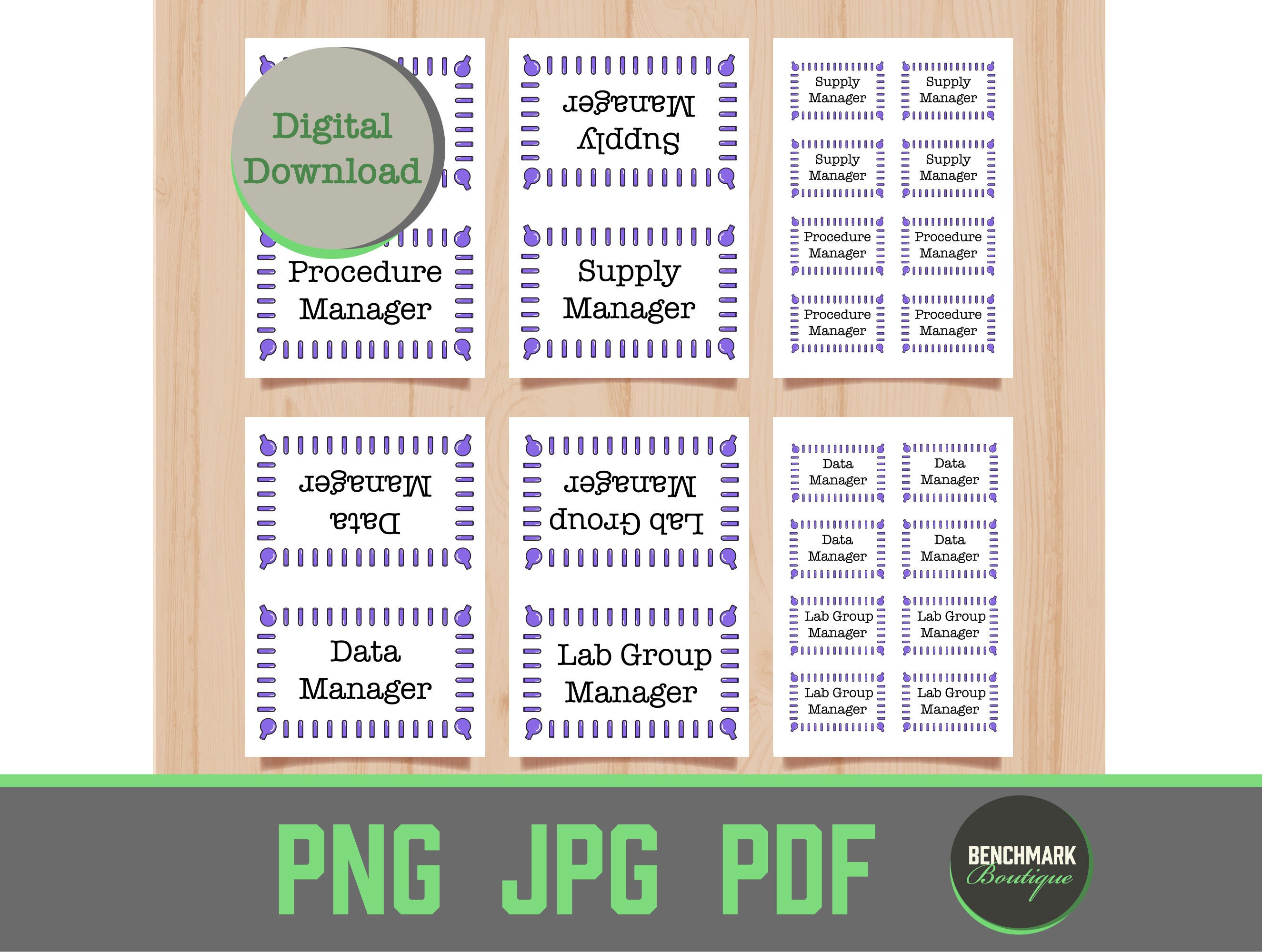 Science Lab Classroom Management Bundle: Lab Roles & Groups (digital ...
