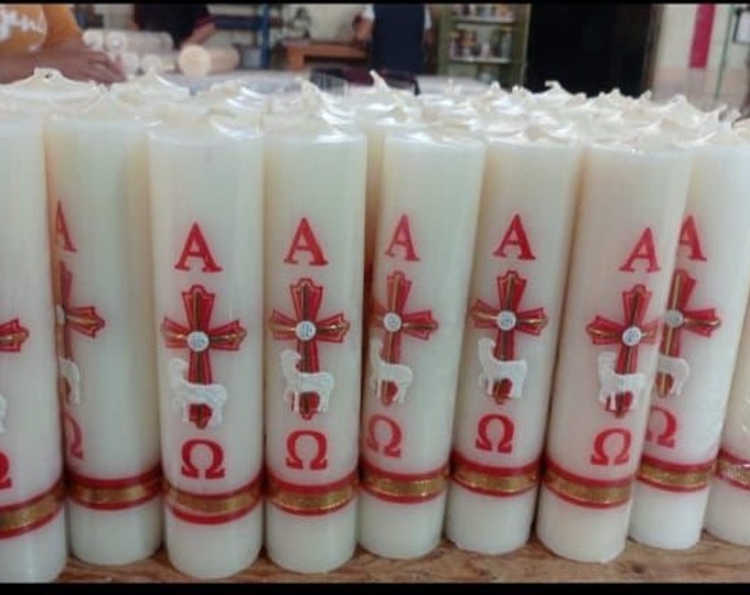 2025 Easter Paschal Candle Vinyl Sticker - Etsy