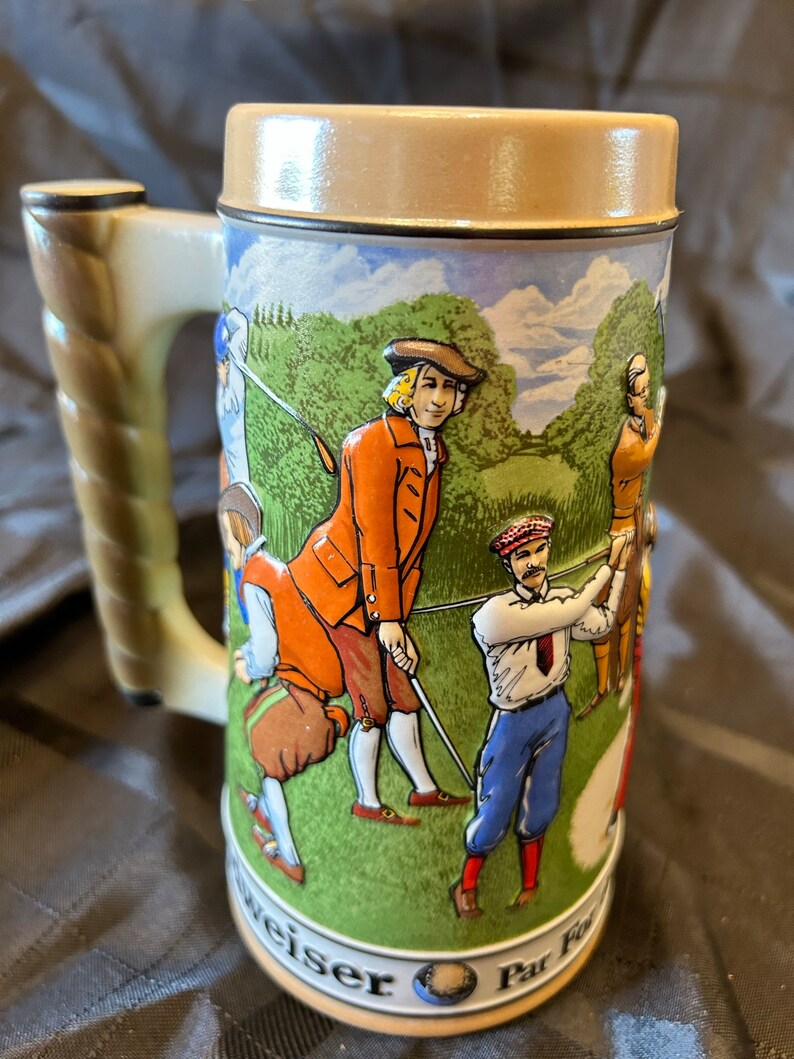 Budweiser Golf Par for the Course Limited Edition Collection Stein - Etsy