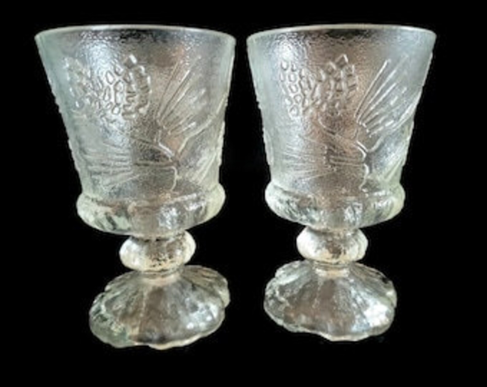 Set of 4 Tiara Glass Ponderosa Pine Handled Mugs - Etsy