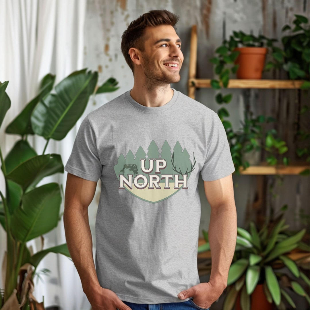 Michigan up North T-shirt, Michigan Great Lakes up North T-shirt, up ...