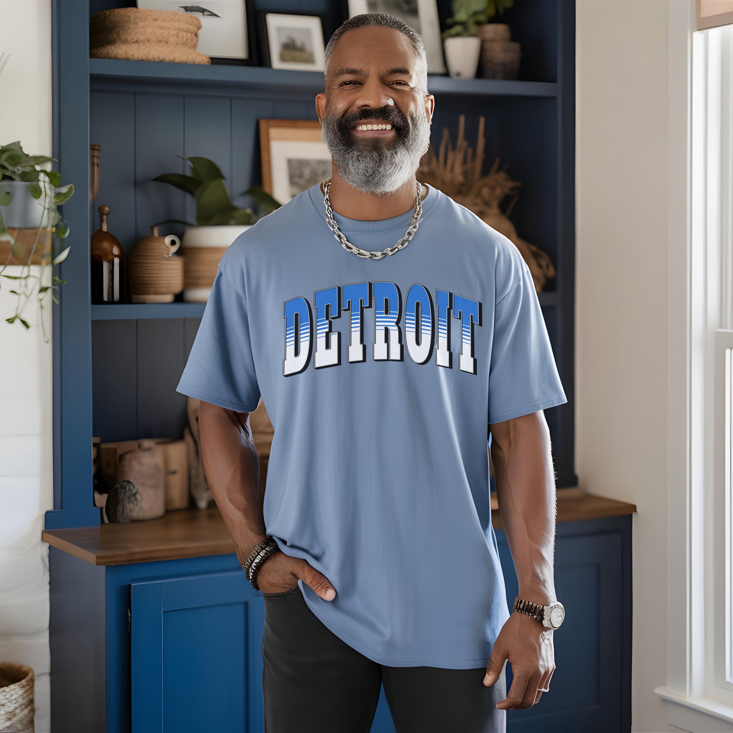 Detroit Football,comfort Colors T-shirt,detroit Fans Tshirt, Detroit ...