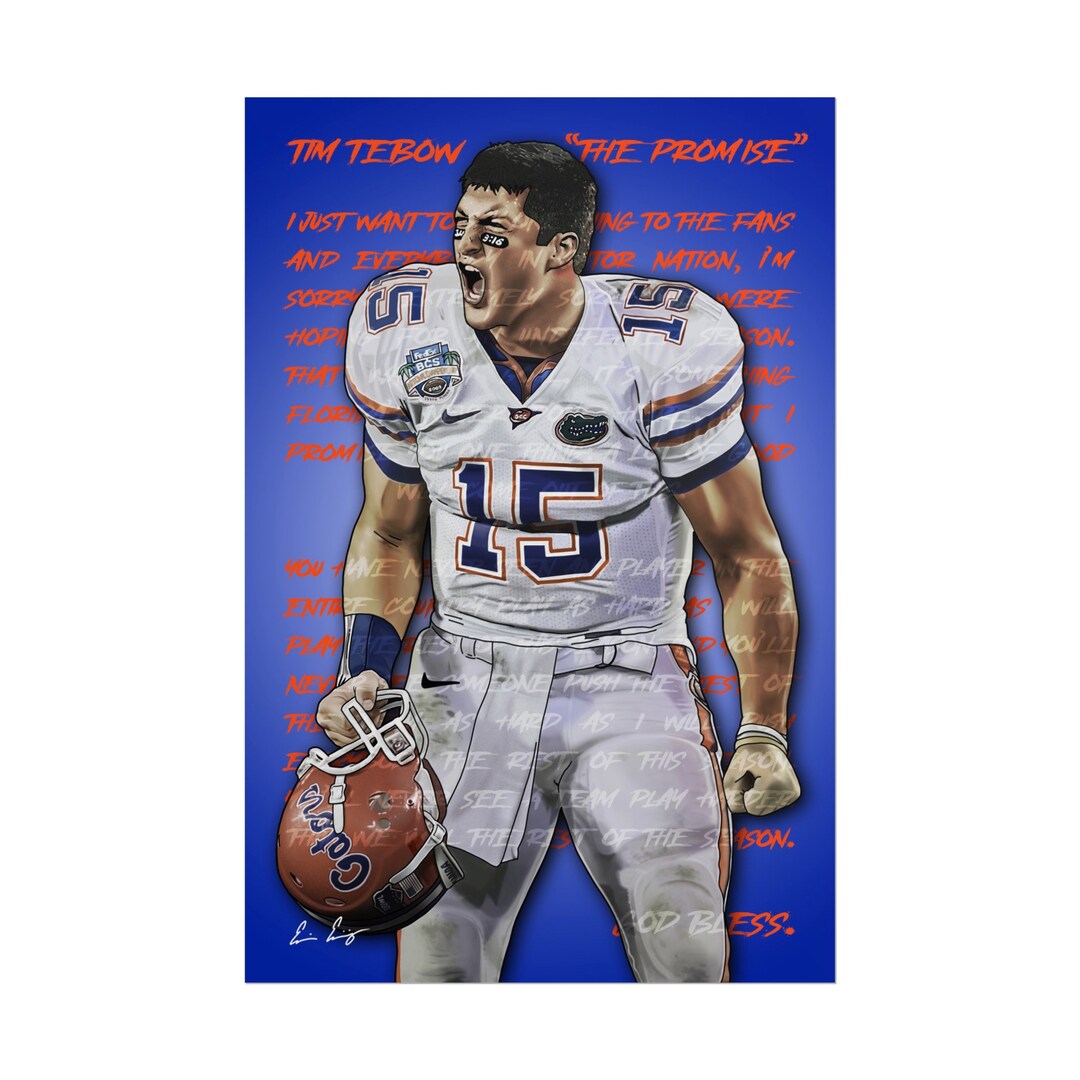 Tim Tebow the Promise 12x 18 Rolled Posters - Etsy