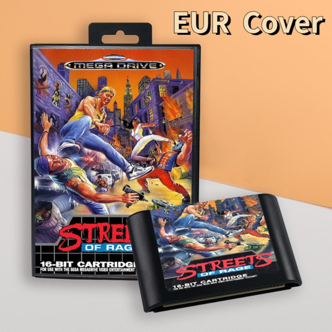 Street of Rage 1 Sega Megadrive Game Genesis Box - Etsy
