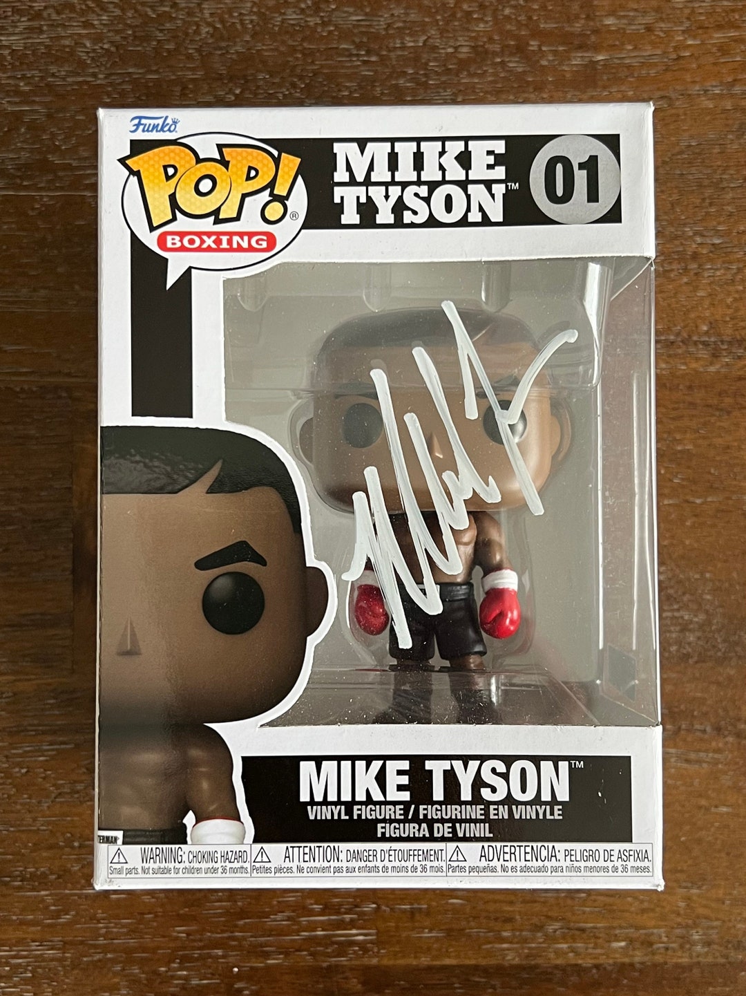 Mike Tyson Hand Singed/autographed Boxing Funko Pop #1 - With COA - Etsy