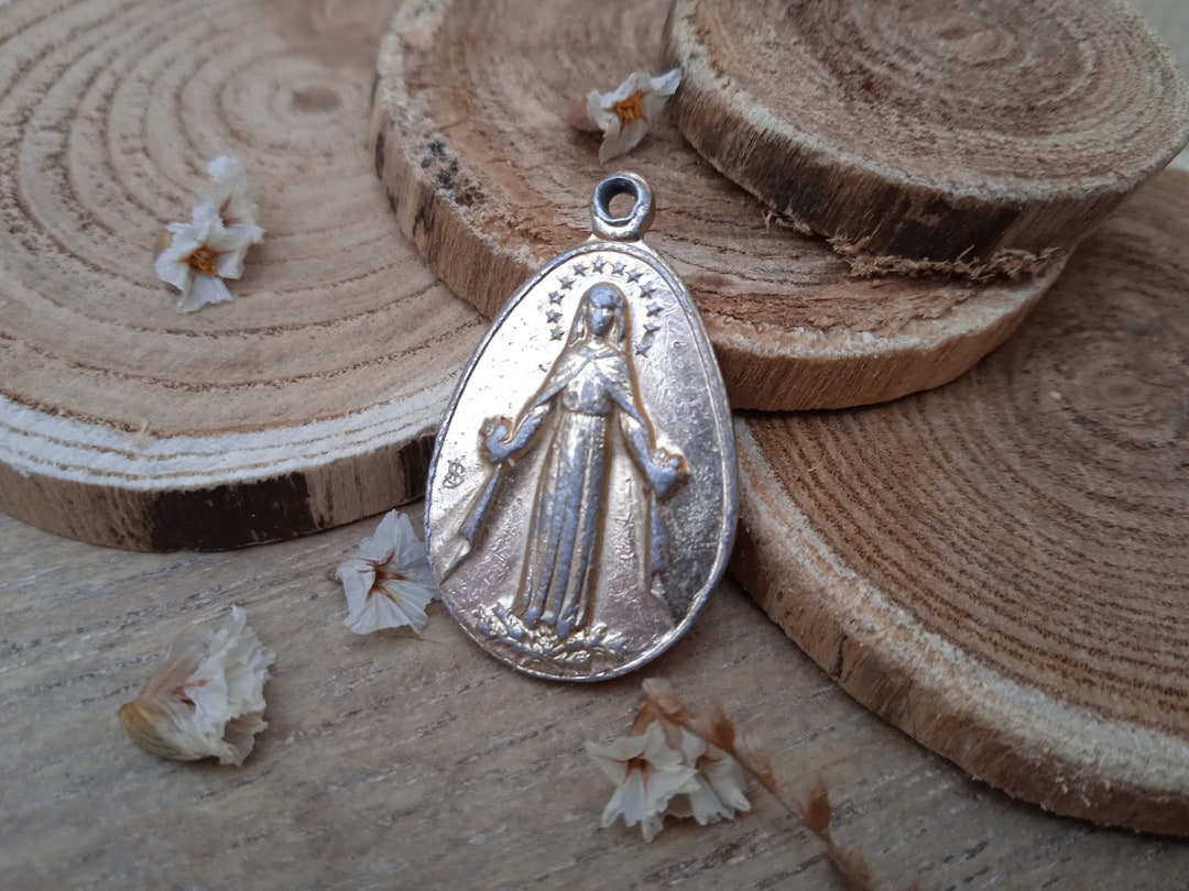 Religious Pendant San Damiano - Saint Damian - Antique Medal - Catholic ...