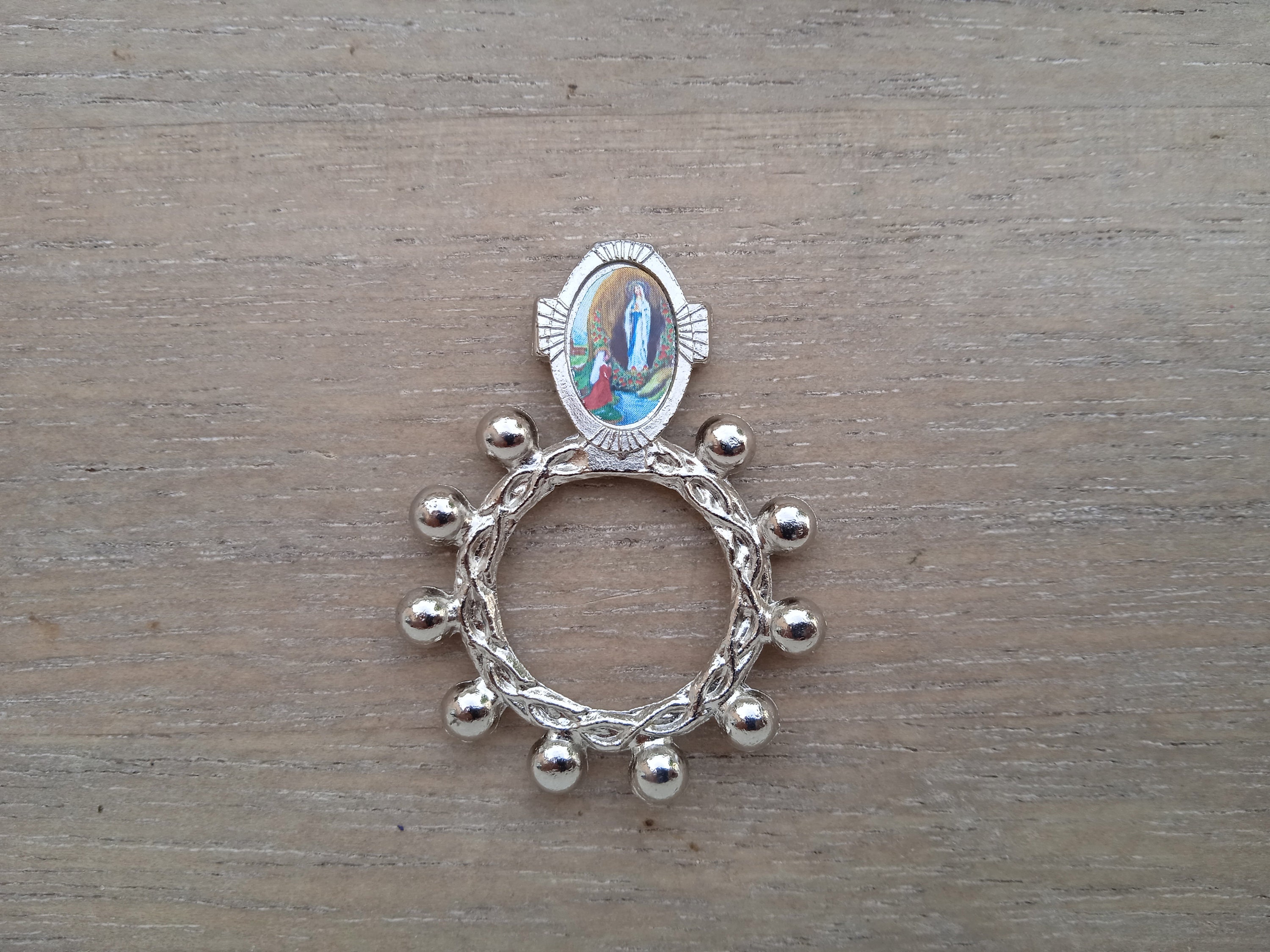 Antique Rosary Ring Christian Prayer Bead Ring Chaplet - Etsy