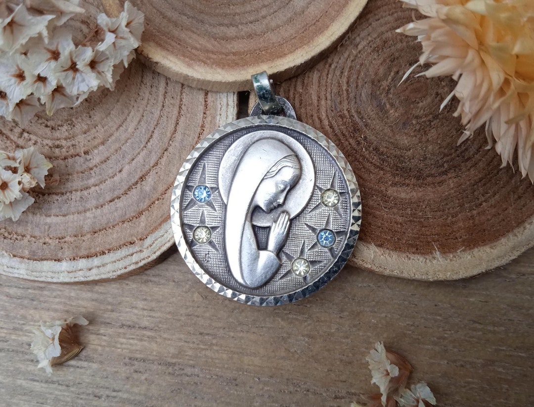 Religious Pendant Sainte Anne D'auray - Antique Medal - Chritian ...