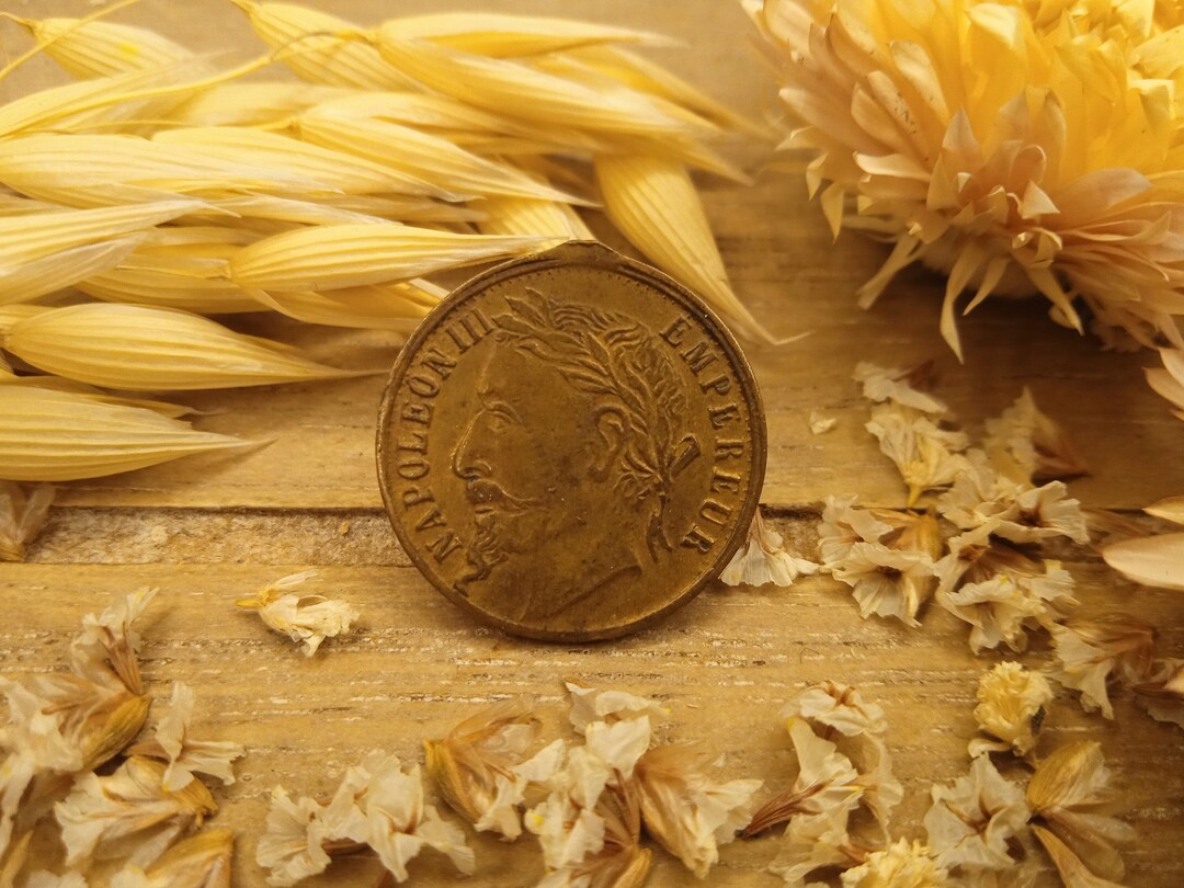 Napoleon III Golden Token - French Accessory - Etsy