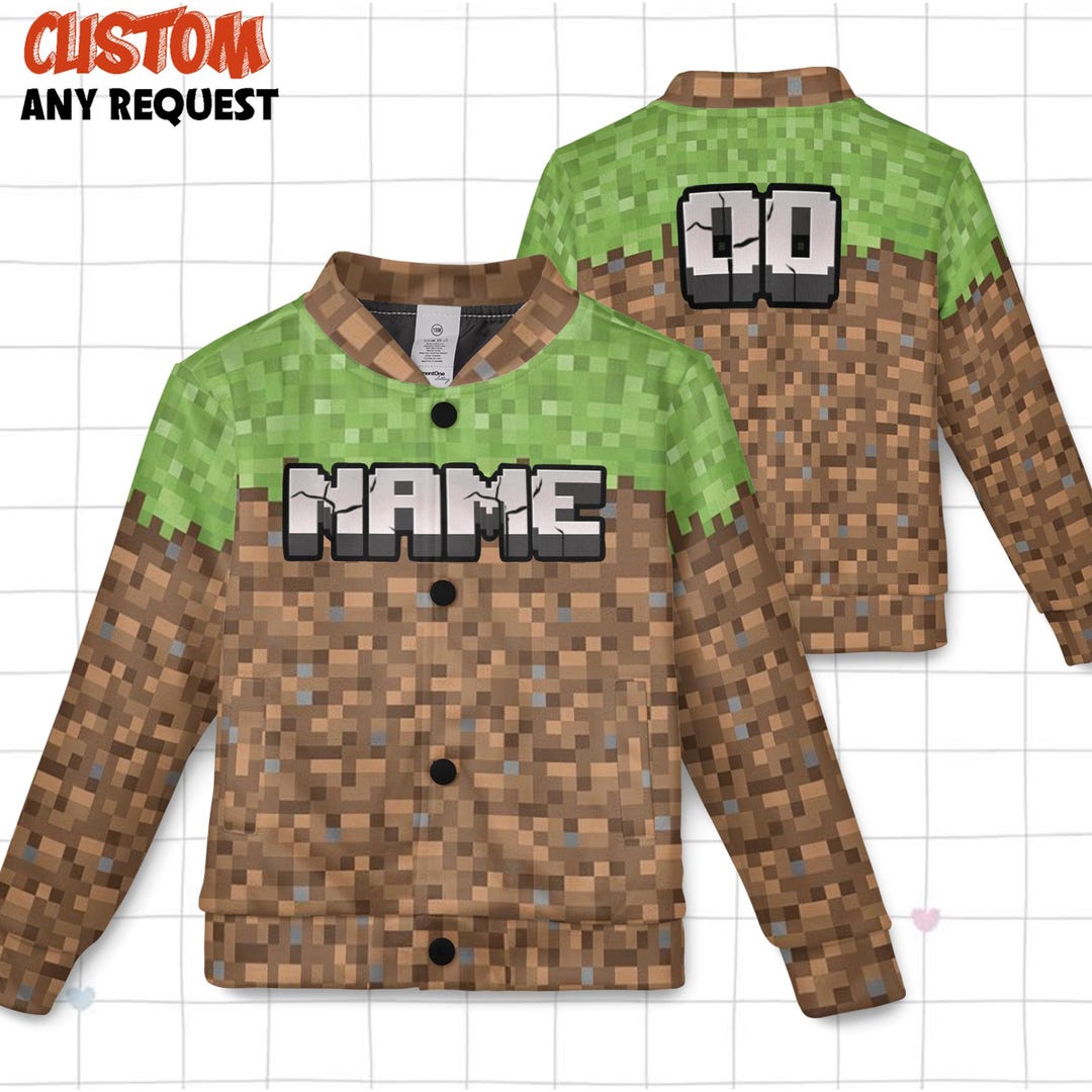 Pixel Characters Varsity Jacket, Pixel Game Lover Shirt, Funny Gaming ...