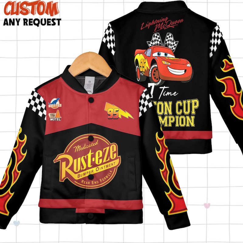 Lightning Mcqueen Jacket Womans - Etsy