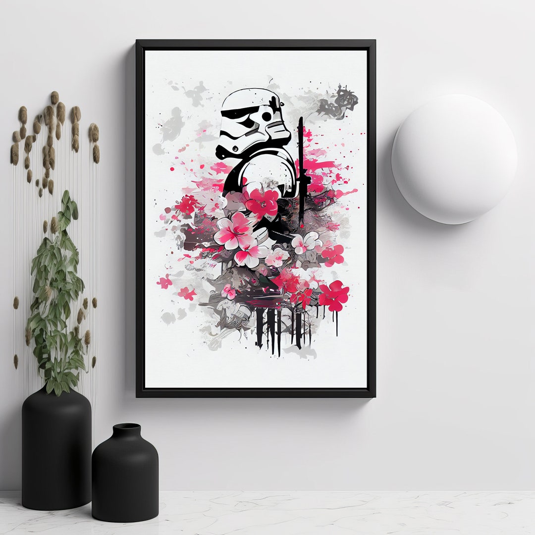 Stormtrooper Art Print, Stunning Portrait of A Star Wars Storm Trooper ...