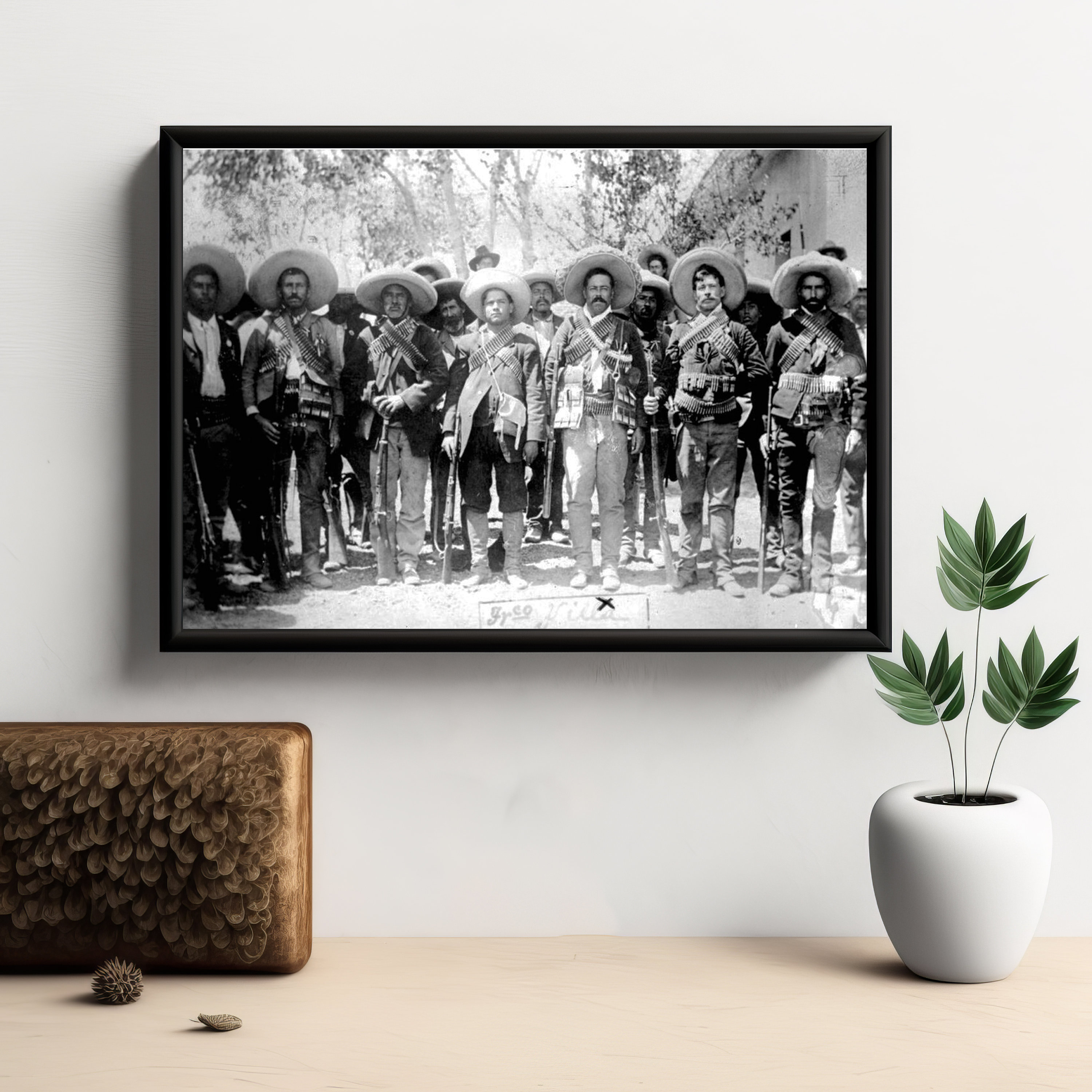 Pancho Villa Photo Print: Mexican Revolution Portrait, Restored ...