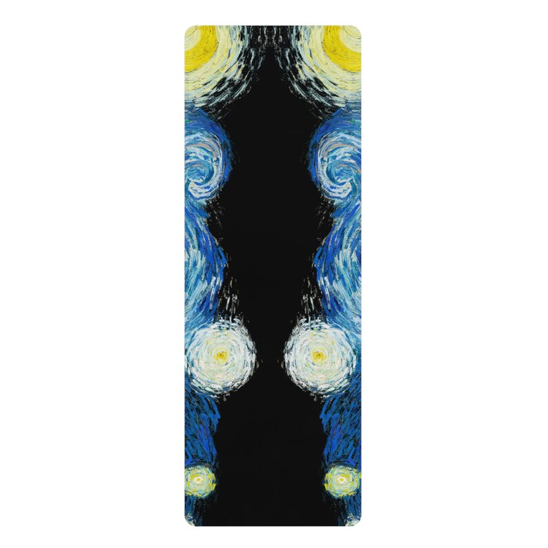 Starry Night Alignment Yoga Mat - Etsy