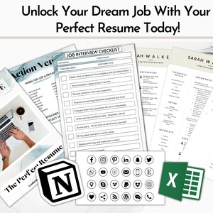 Executive Resume Template, CV Template, Resume Template for Word ...