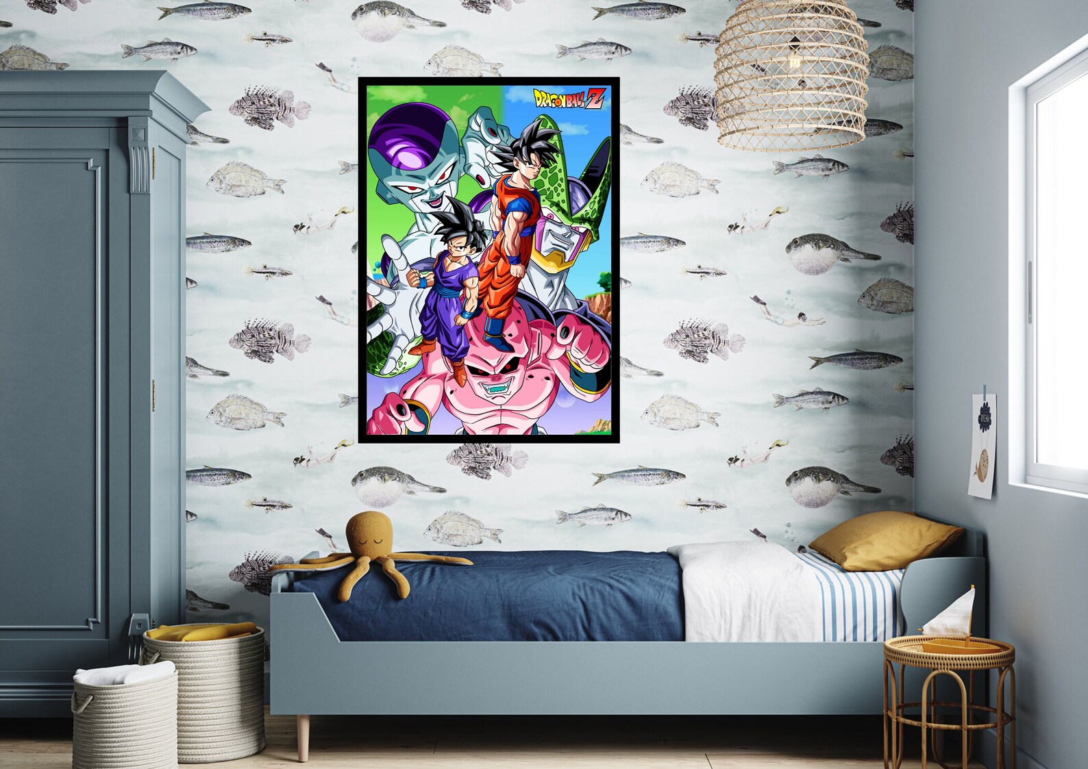 Dragon Ball Z Poster Anime Poster DBZ Gift Goku and - Etsy