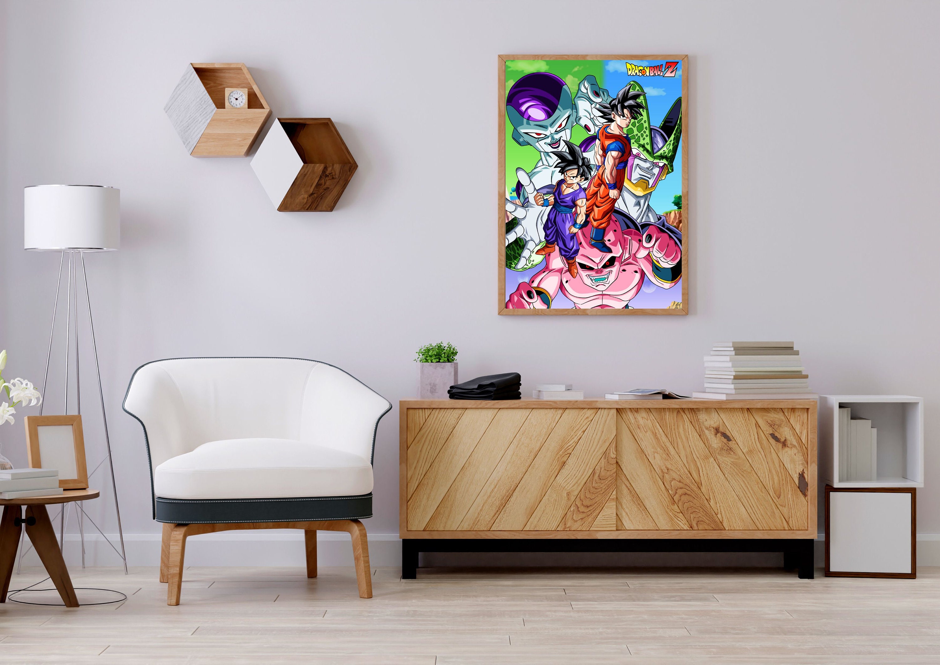Dragon Ball Z Poster Anime Poster DBZ Gift Goku and - Etsy