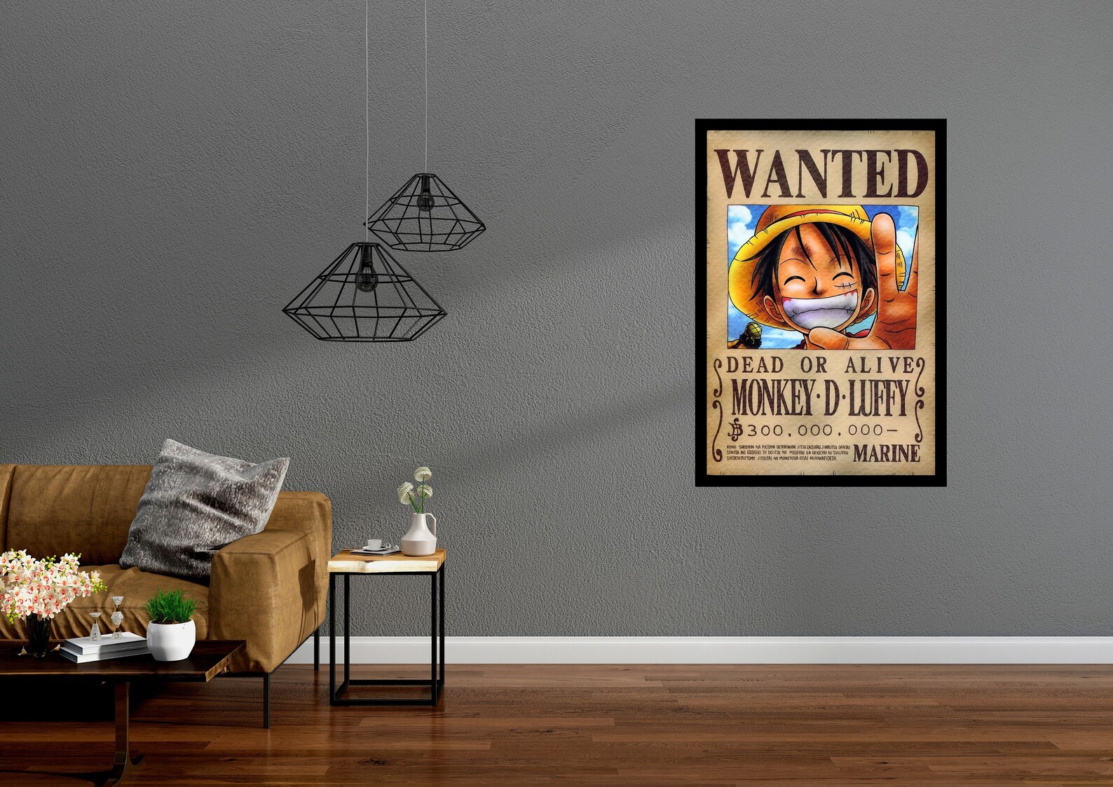Luffy's Wanted Poster One Piece Poster Luffy Printable - Etsy