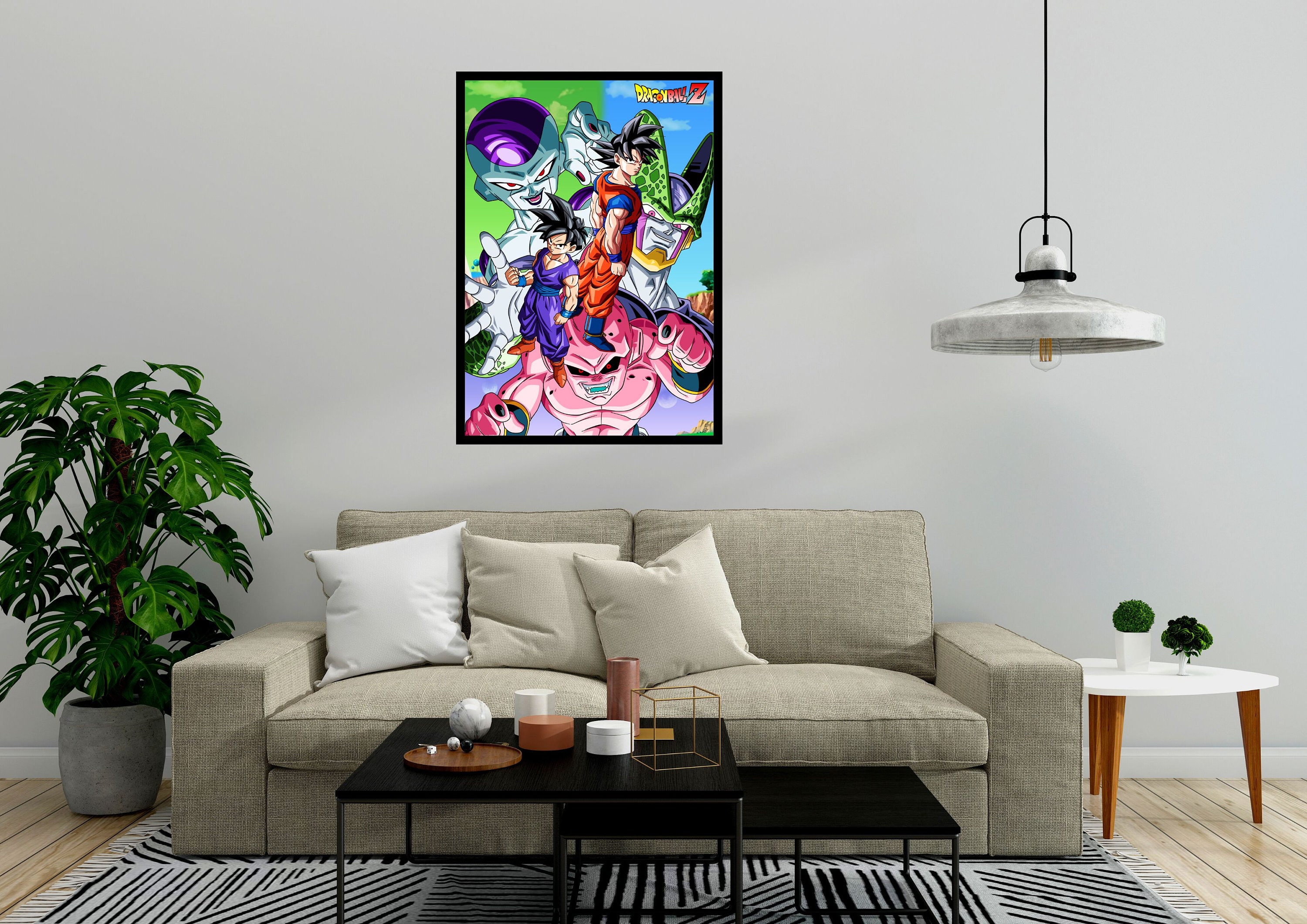 Dragon Ball Z Poster Anime Poster DBZ Gift Goku and - Etsy
