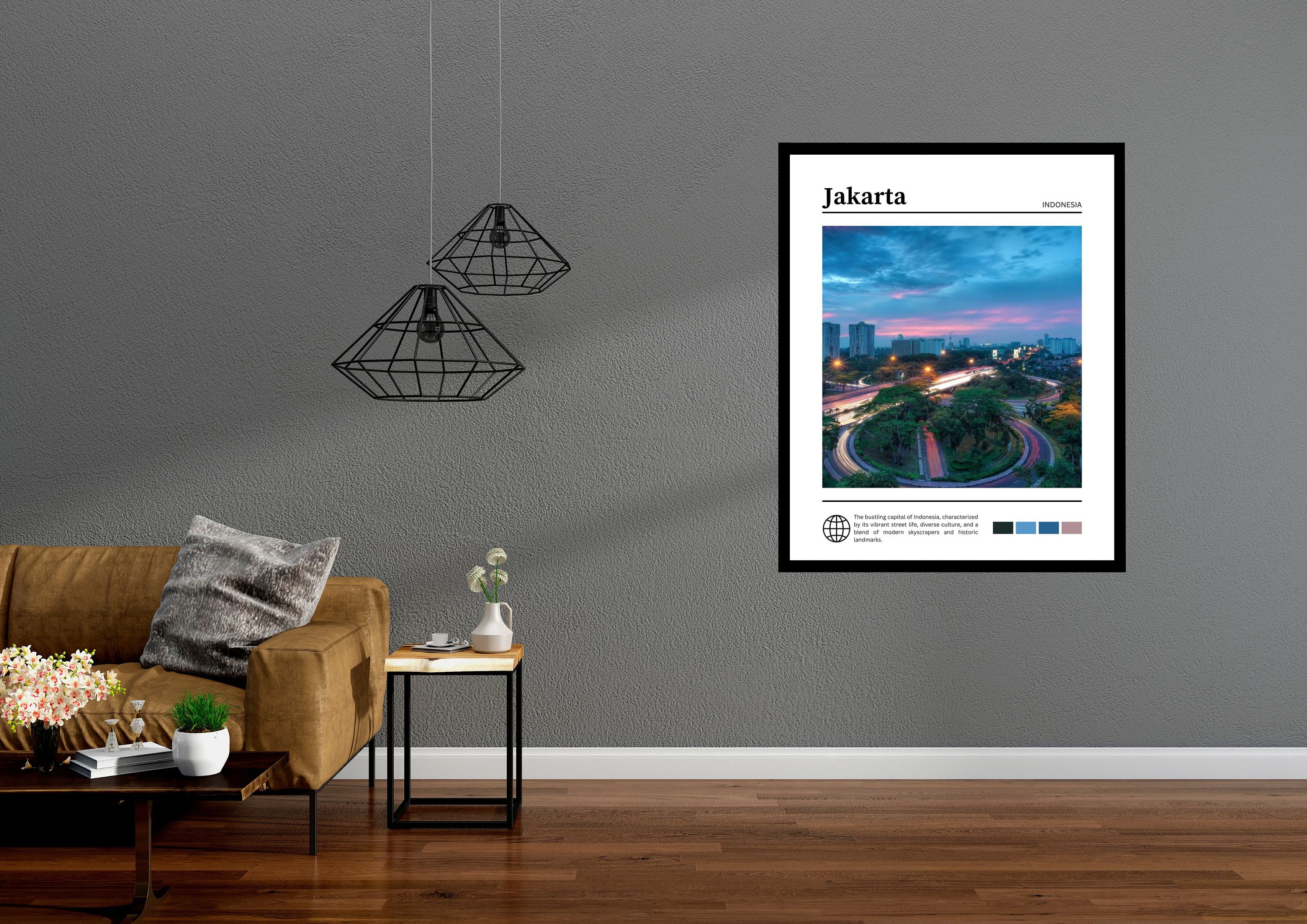 Jakarta Poster Jakarta Photo Jakarta Print Jakarta Wall - Etsy