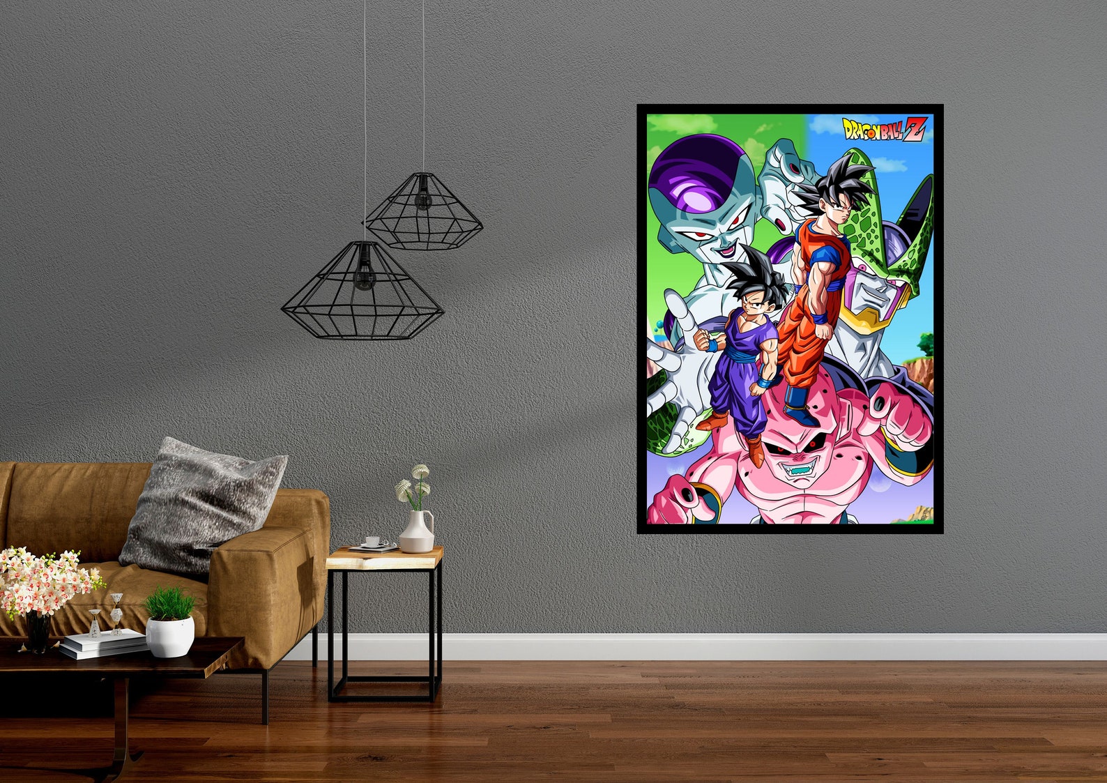 Dragon Ball Z Poster Anime Poster DBZ Gift Goku and - Etsy