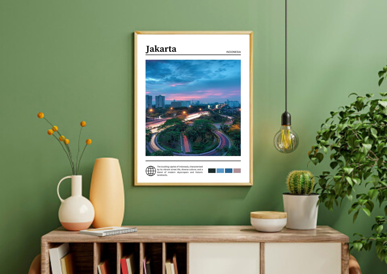 Jakarta Poster Jakarta Photo Jakarta Print Jakarta Wall - Etsy