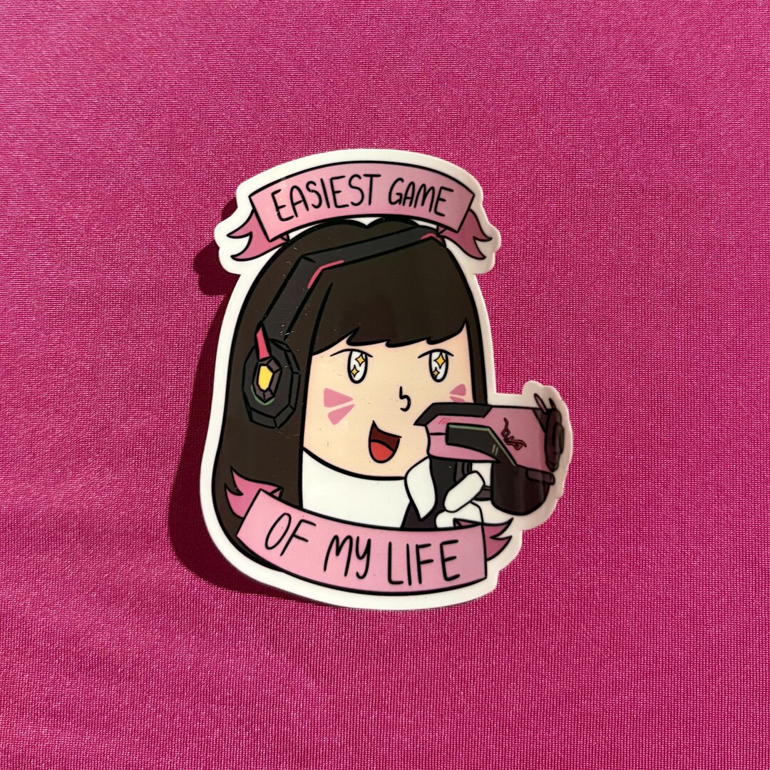D.va Overwatch Sticker | 2.5" Vinyl Sticker | Waterproof - Etsy