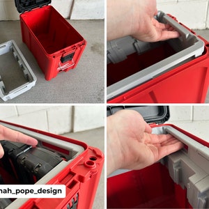 Milwaukee Packout Compact Tool Box M18 Battery Rack UPPER Insert - Etsy